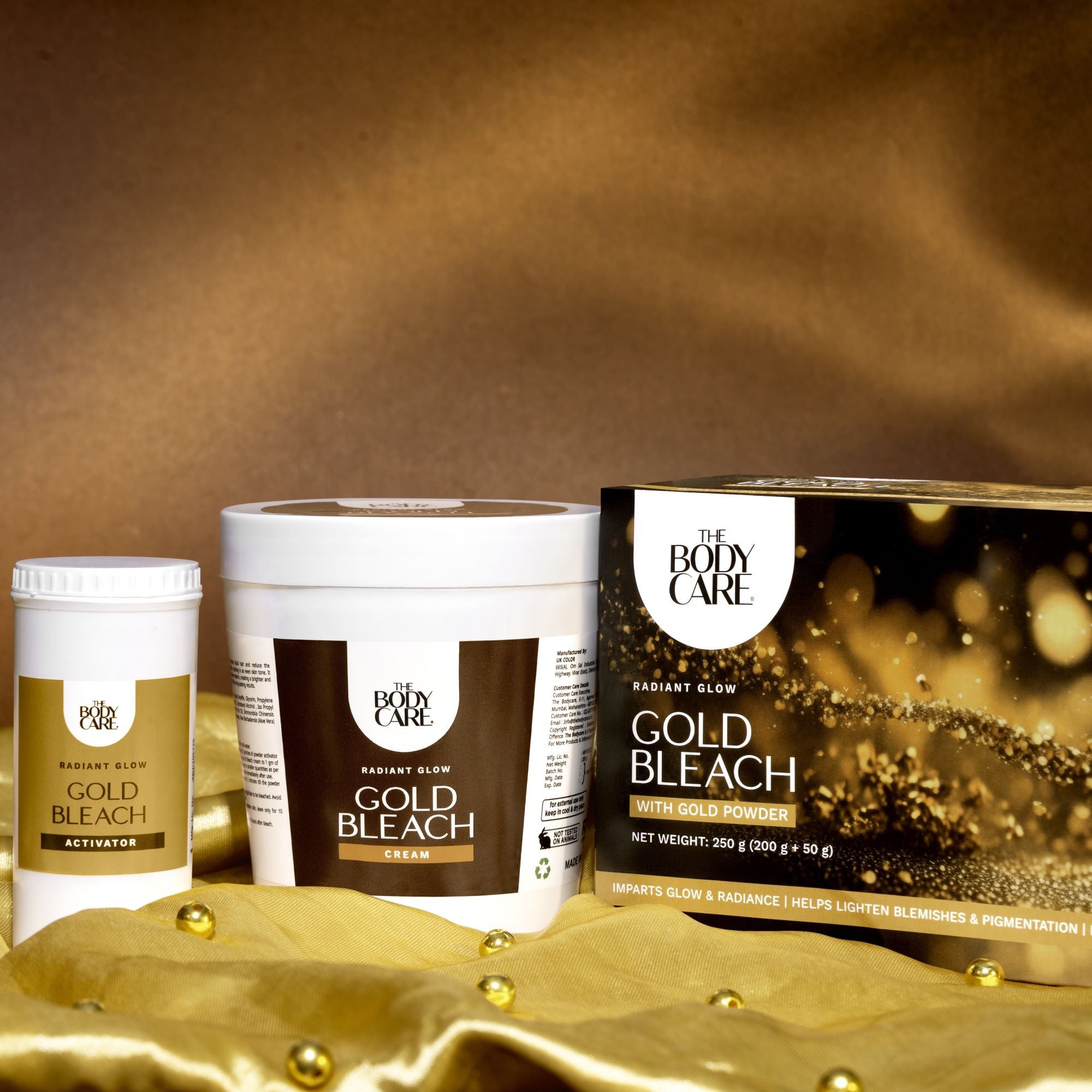 Gold Bleach Cream With Gold Dust – The Body Care